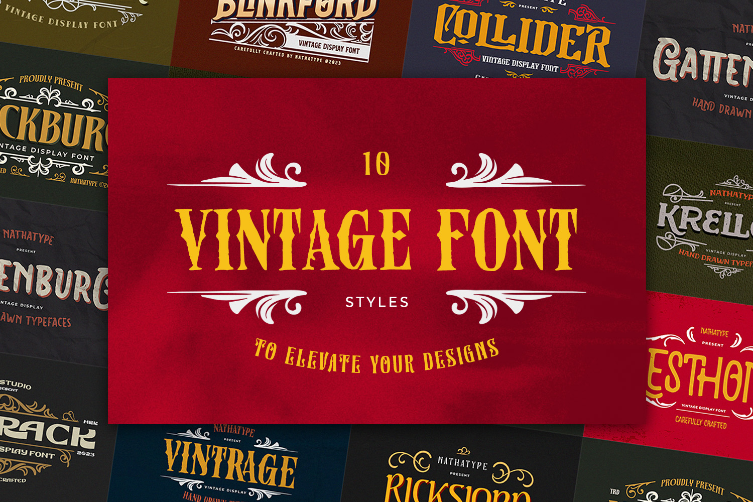 10 Vintage Font Styles to Elevate Your Graphic Designs - vintagefont.net